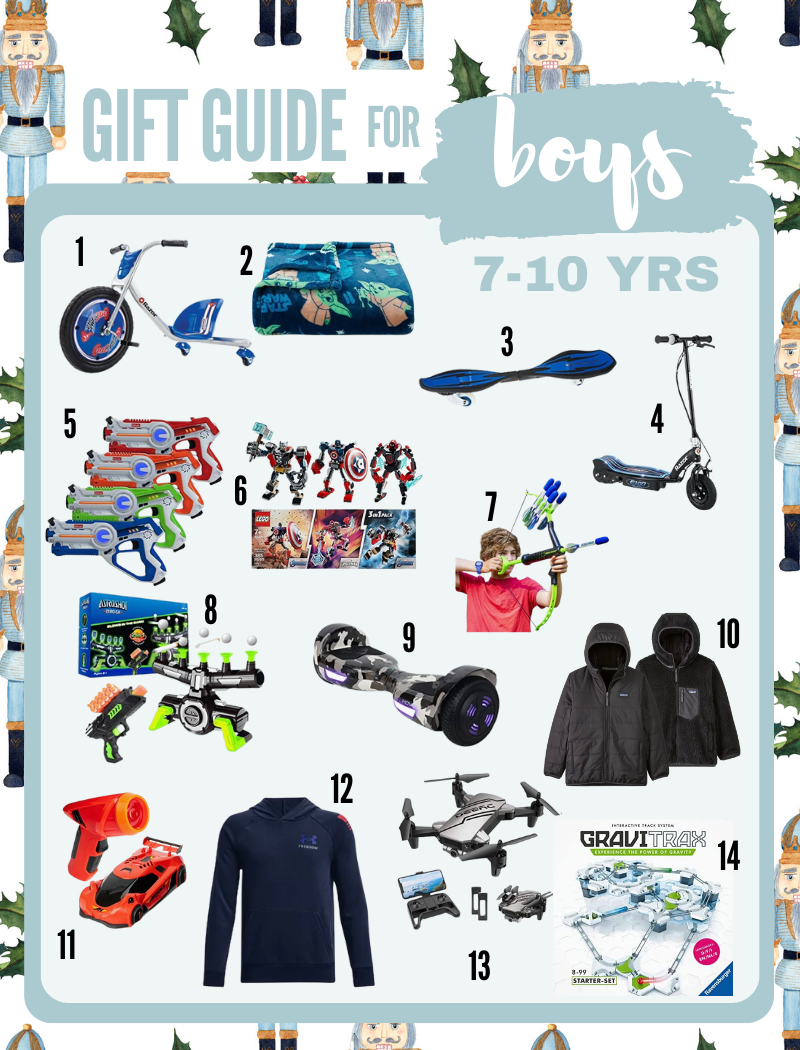 Christmas Gift Guide for Boys 7-10 years